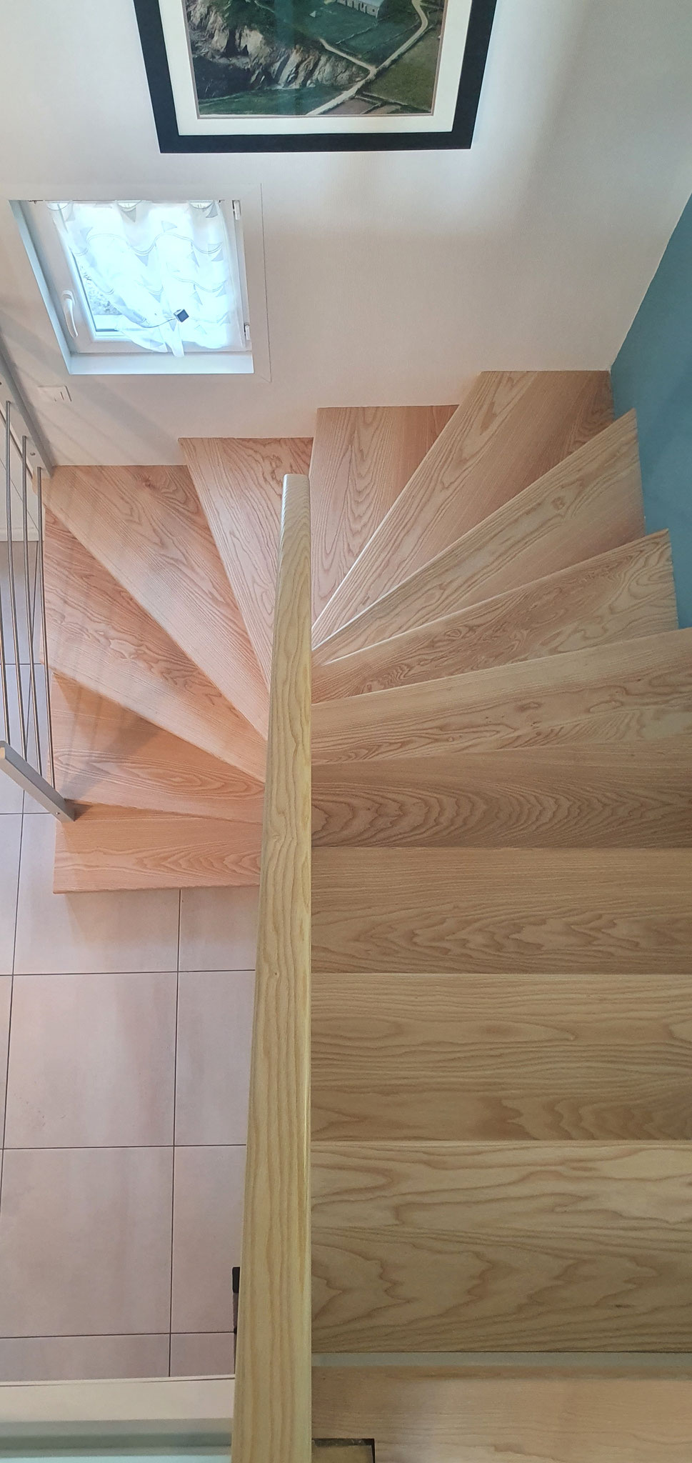 Réalisation Escalier à l'anglaise en U - Escaliers-prosper, spécialiste ...