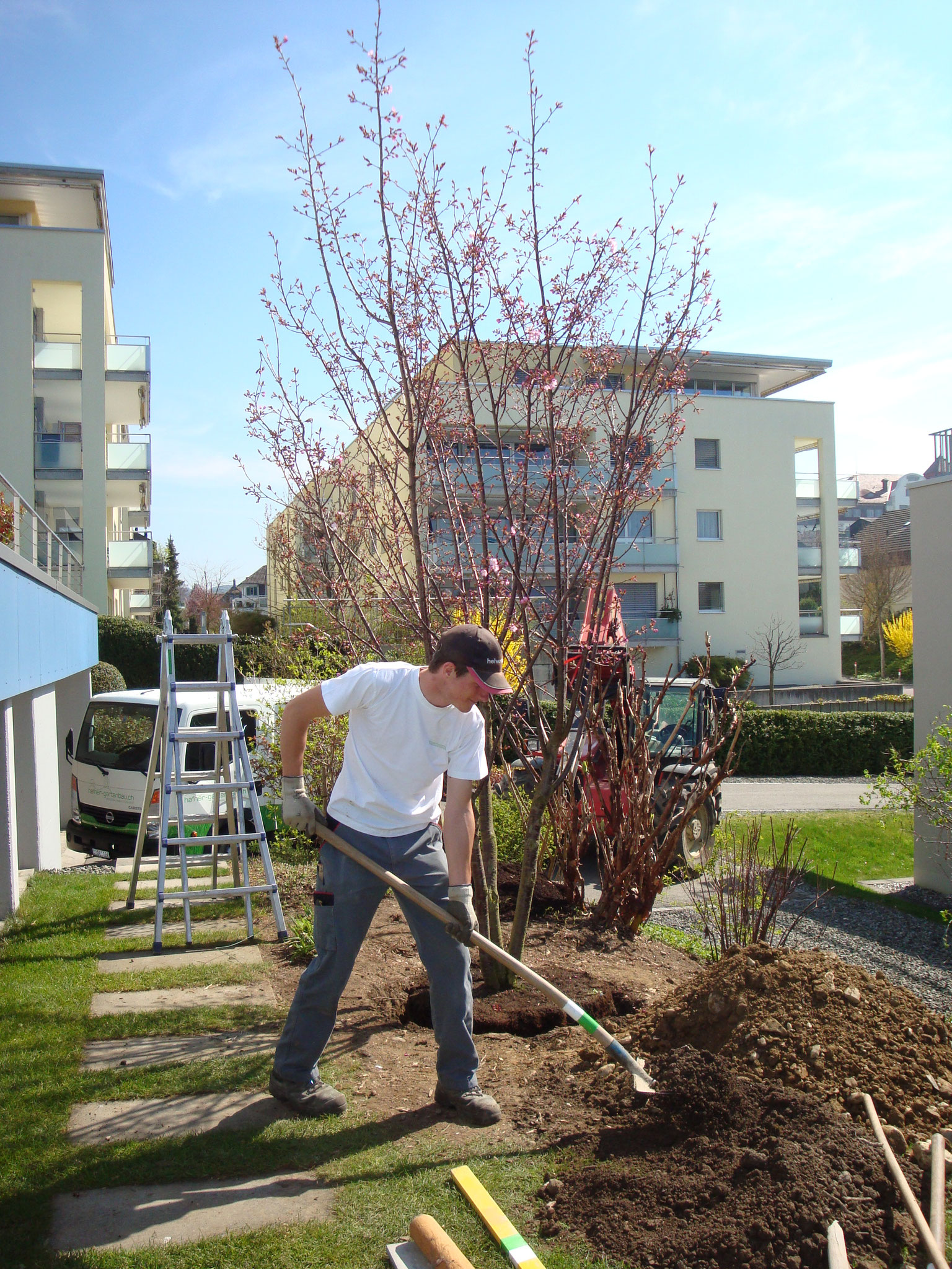 Baustellenimpressionen - Hafner Gartenbau Gossau SG