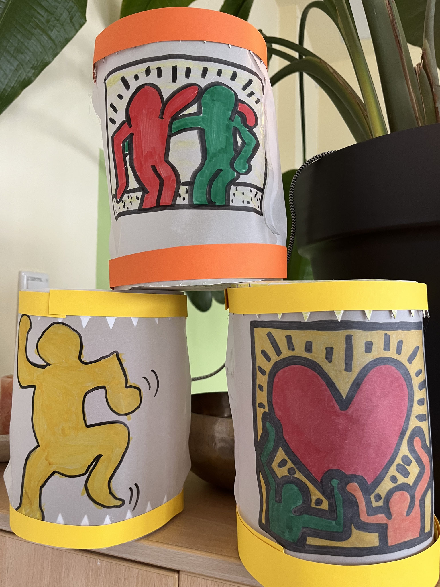 Die Mittelstufe 2 wird Fan von Keith Haring - Jordan-Mai-Schule Gladbeck