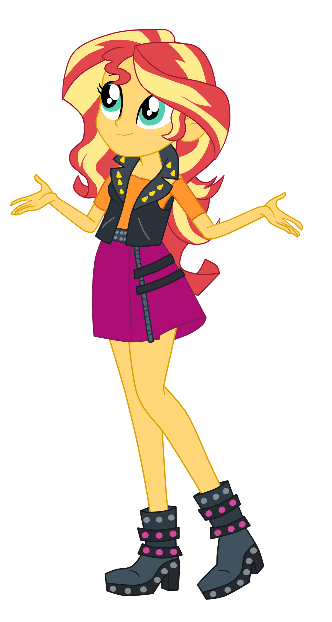 EQG Sunset Shimmer Vectors - rupahrusyaidi