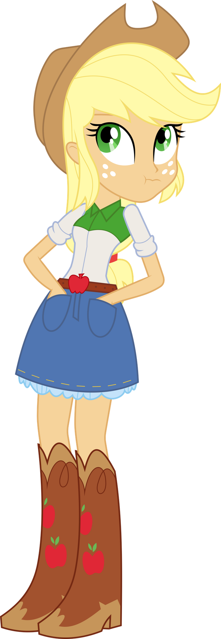 EQG AppleJack Vectors - rupahrusyaidi