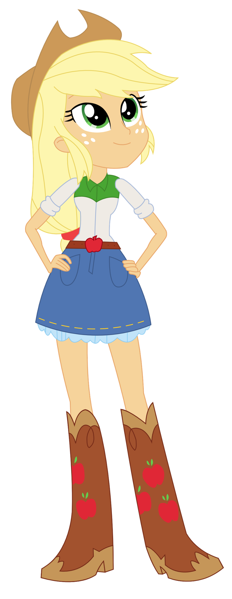 EQG AppleJack Vectors - rupahrusyaidi