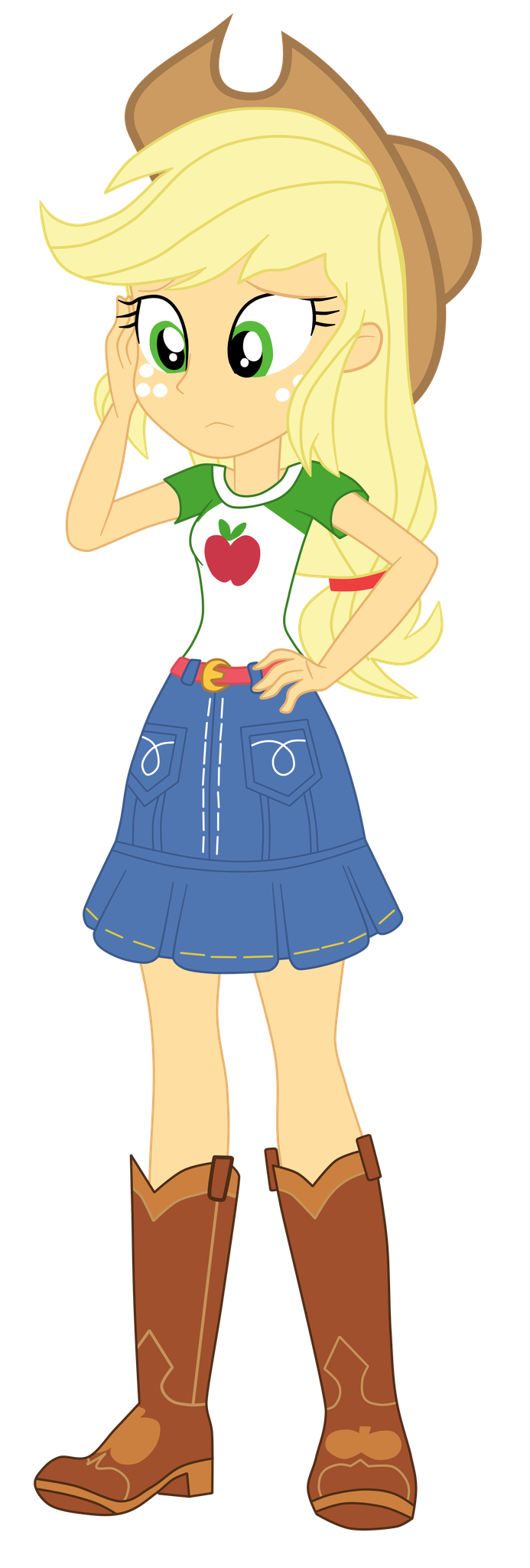 EQG AppleJack Vectors - rupahrusyaidi