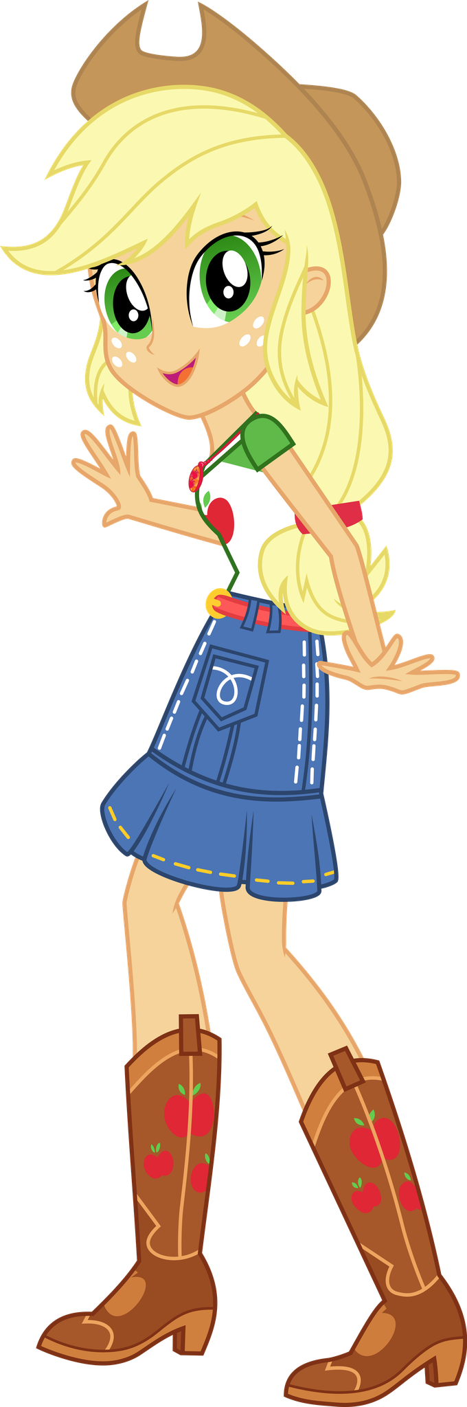 EQG AppleJack Vectors - rupahrusyaidi