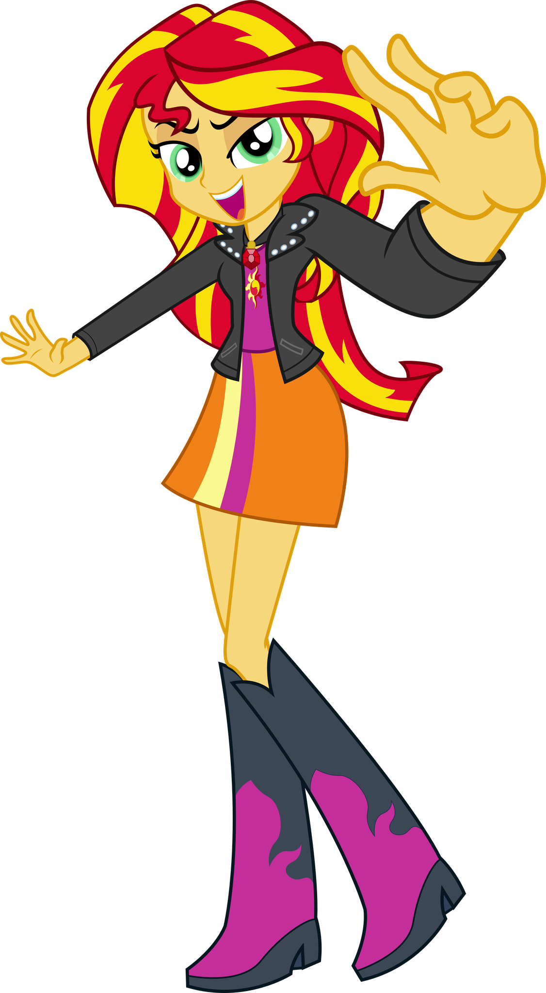 EQG Sunset Shimmer Vectors - rupahrusyaidi