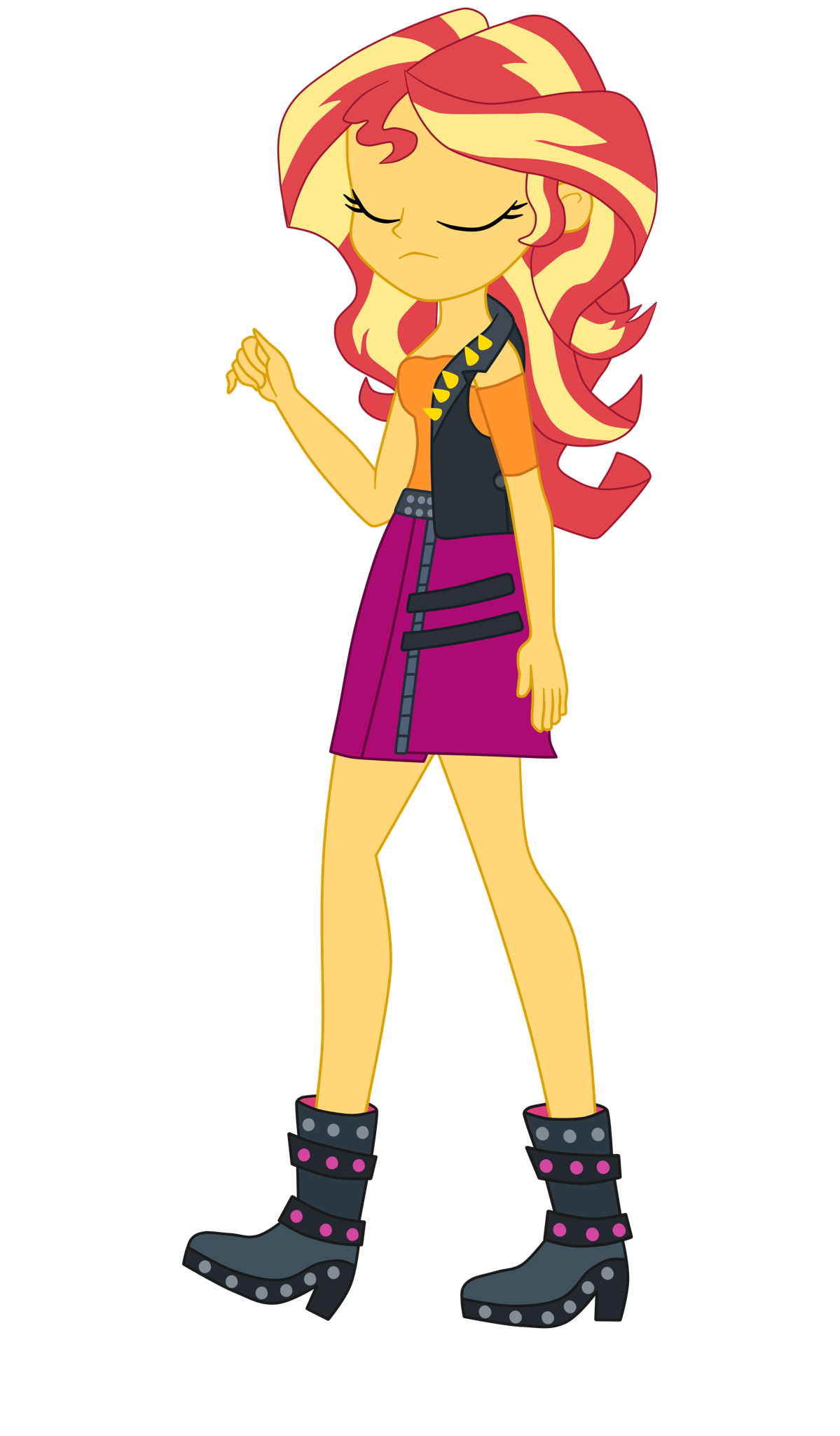EQG Sunset Shimmer Vectors - rupahrusyaidi