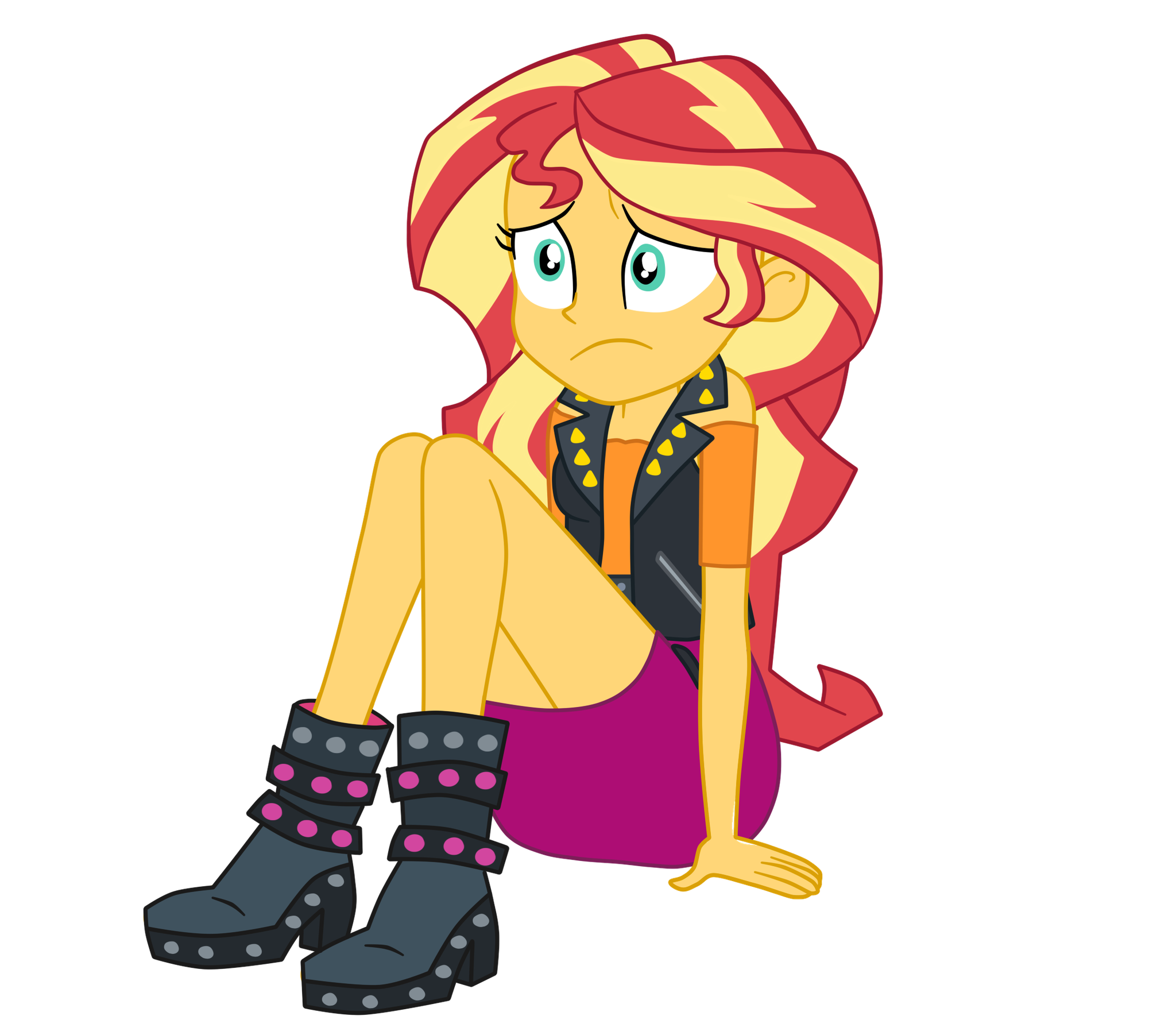 EQG Sunset Shimmer Vectors - rupahrusyaidi