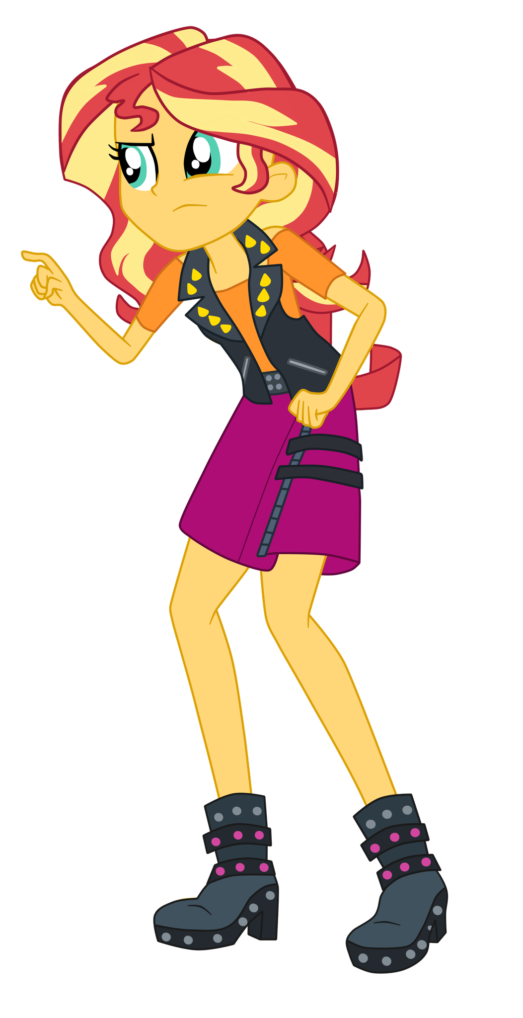 EQG Sunset Shimmer Vectors - rupahrusyaidi