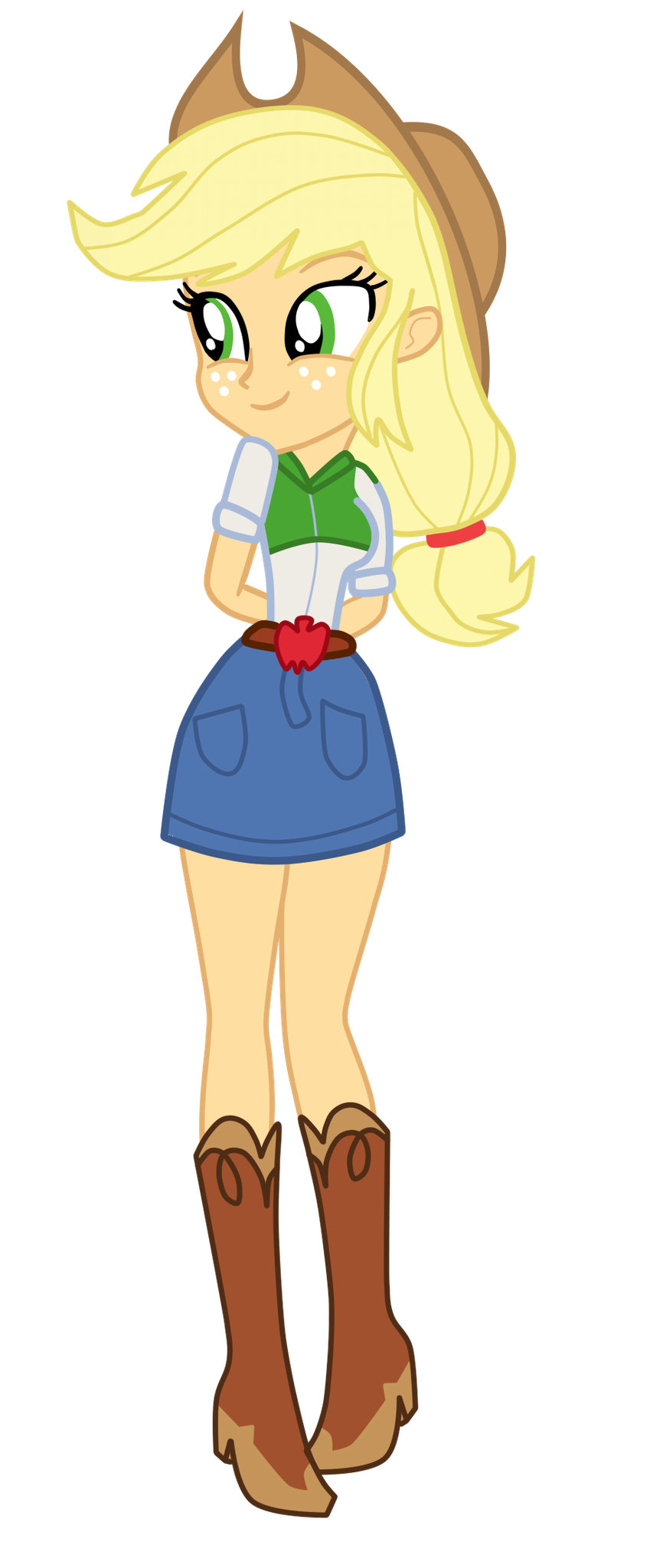 EQG AppleJack Vectors - rupahrusyaidi