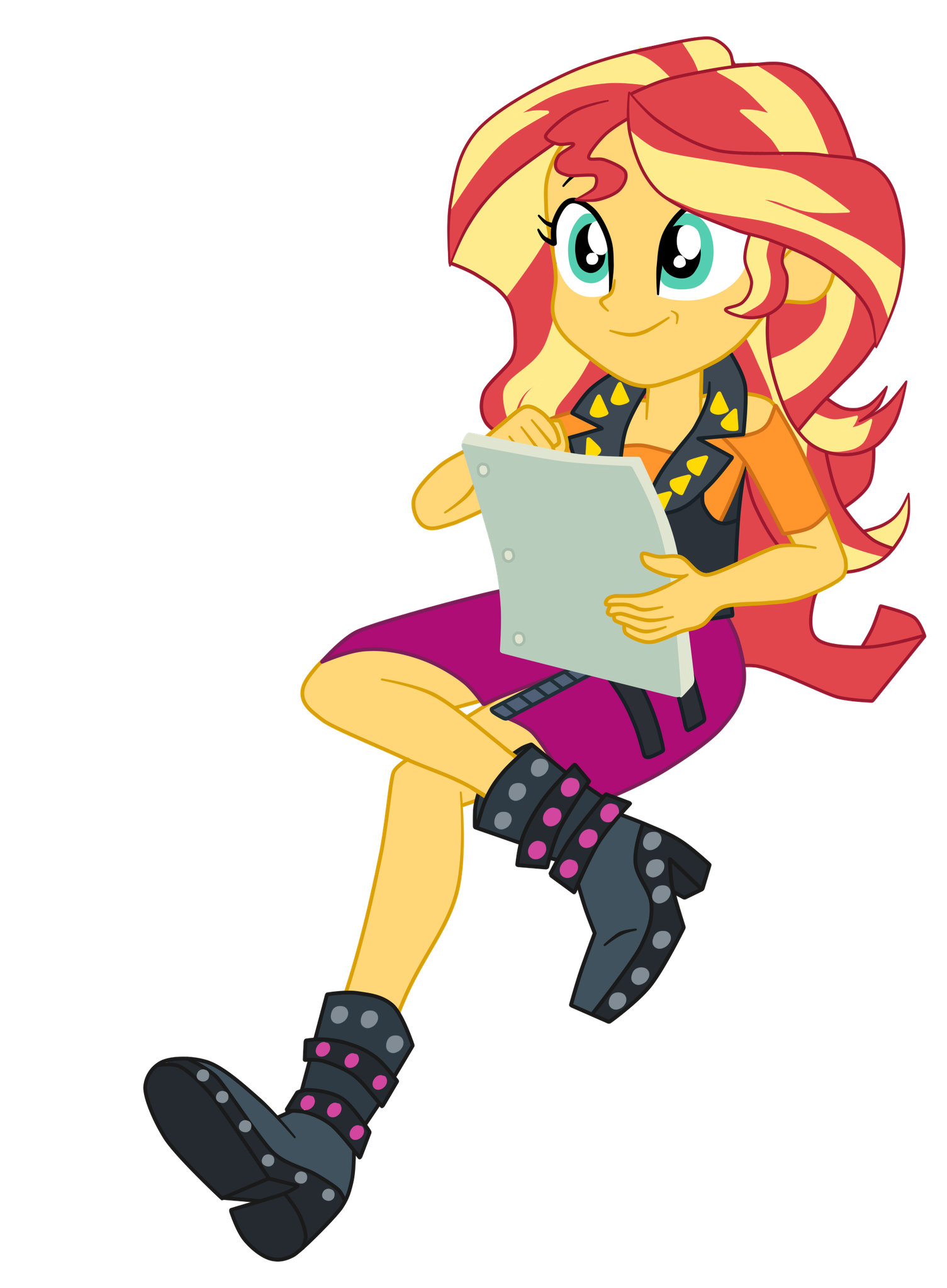 EQG Sunset Shimmer Vectors - rupahrusyaidi