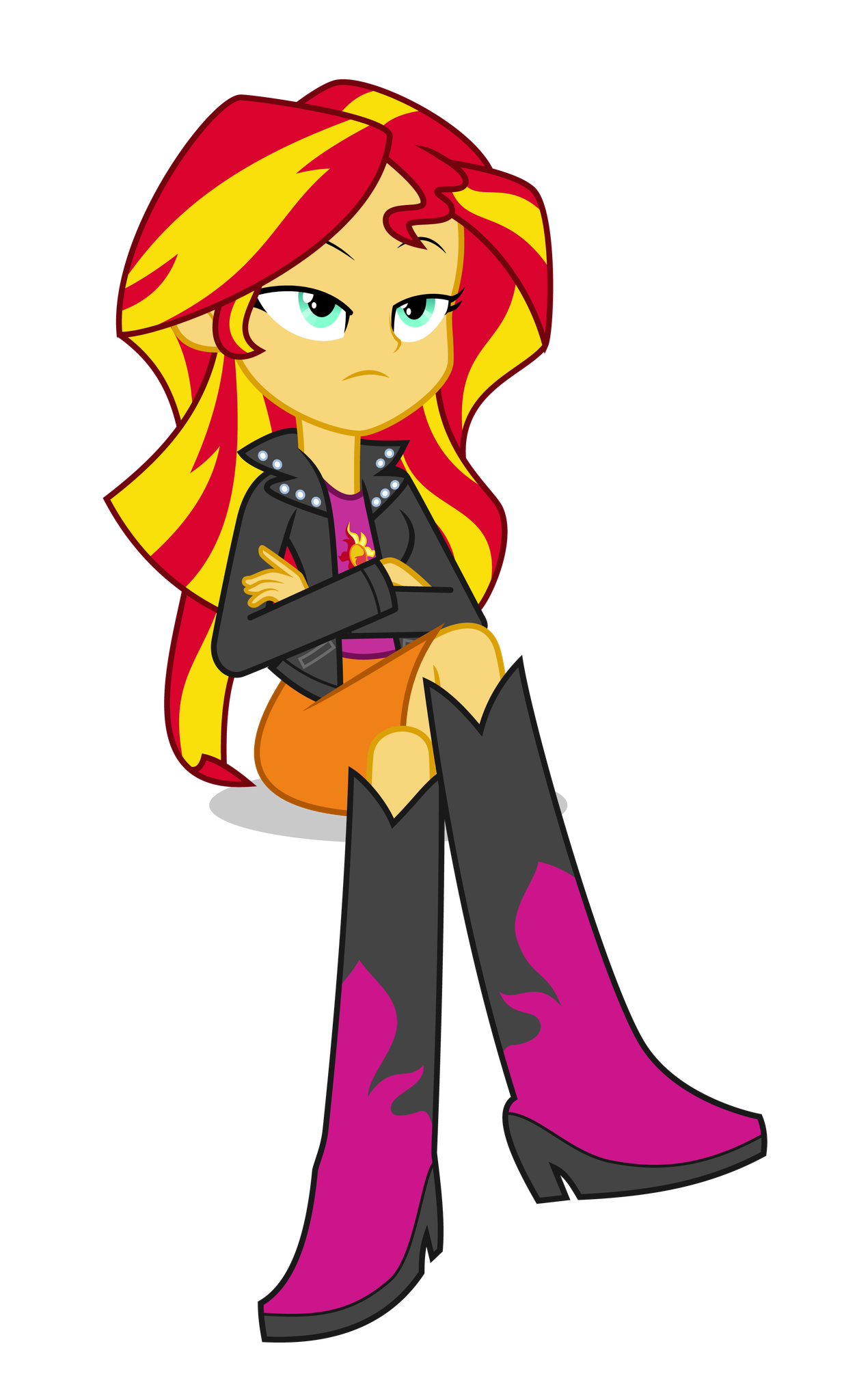 EQG Sunset Shimmer Vectors - rupahrusyaidi