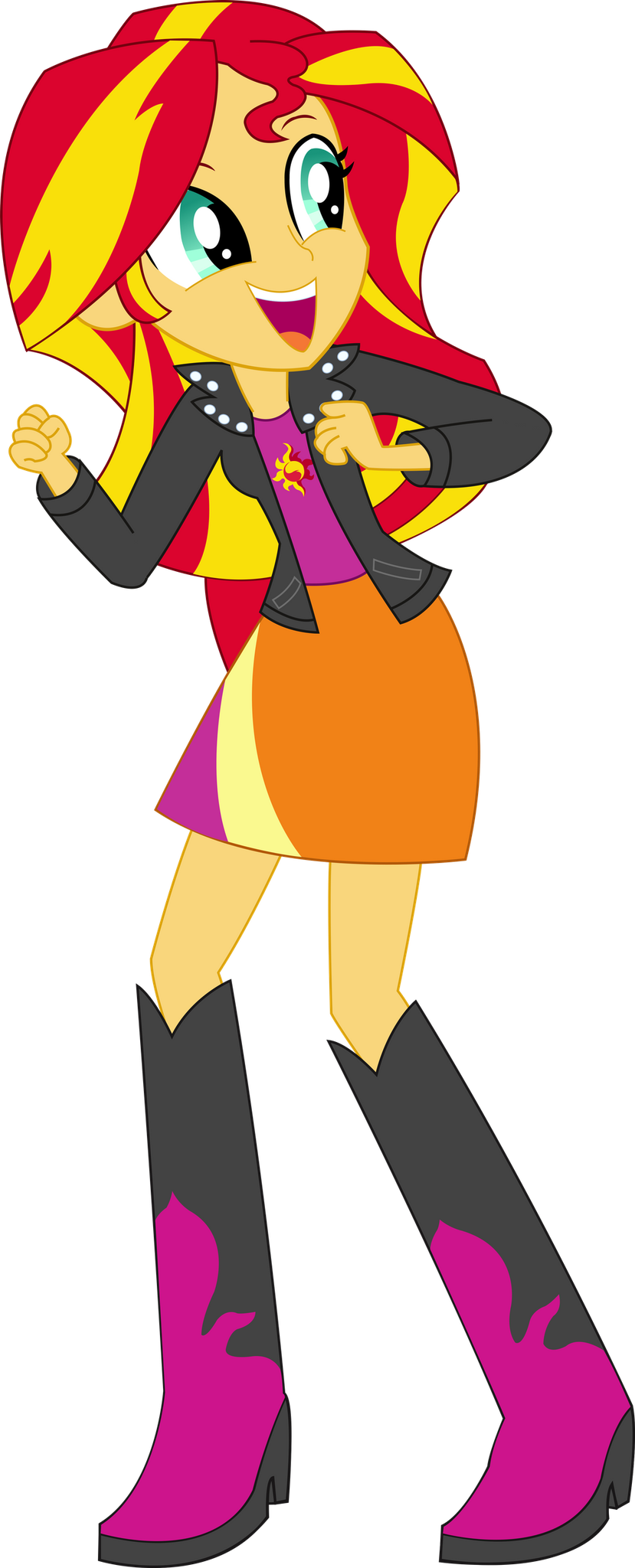 EQG Sunset Shimmer Vectors - rupahrusyaidi