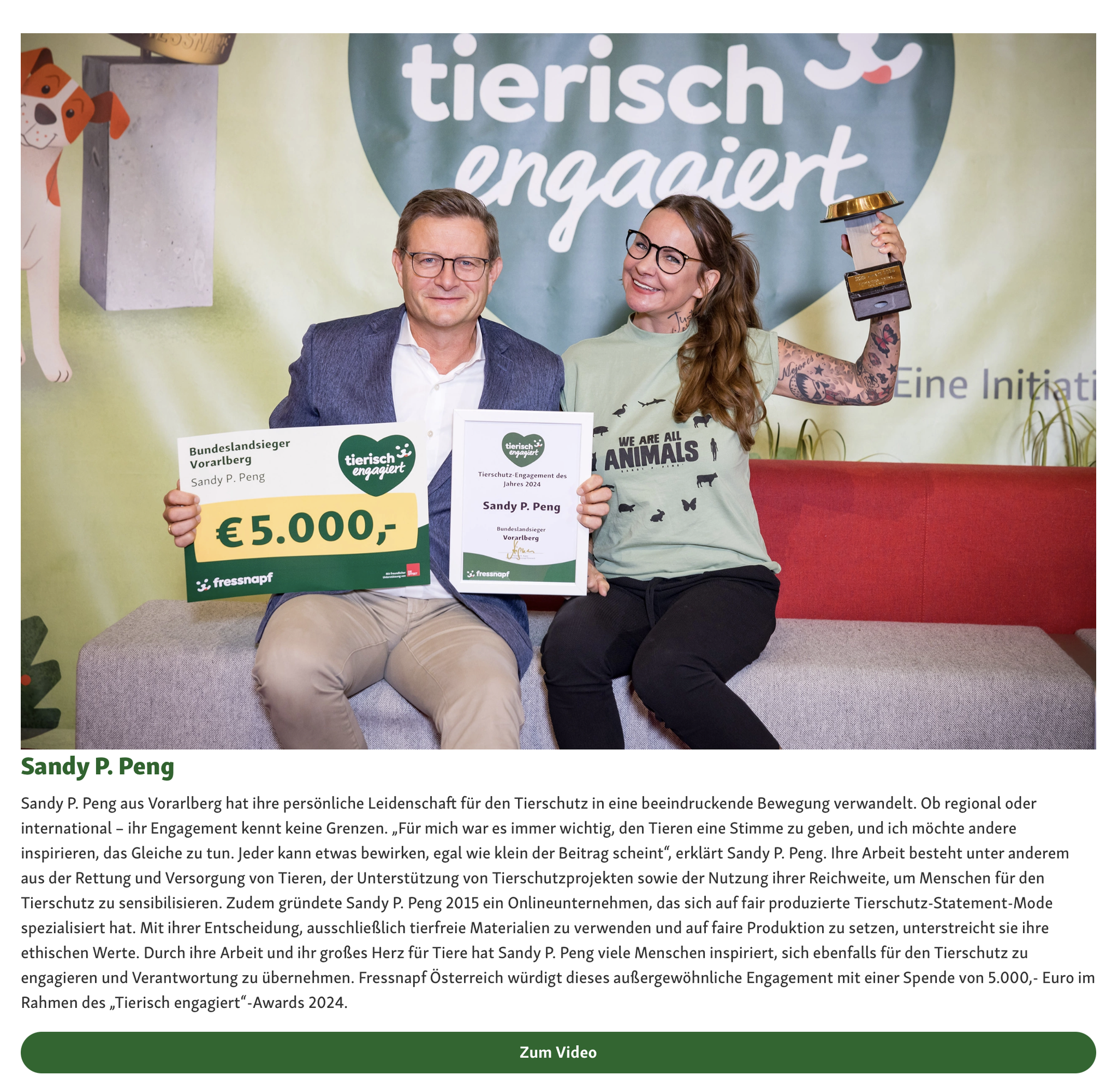 Hamburg: 3000 Menschen für Tierrechte - Aktiv für Tiere.