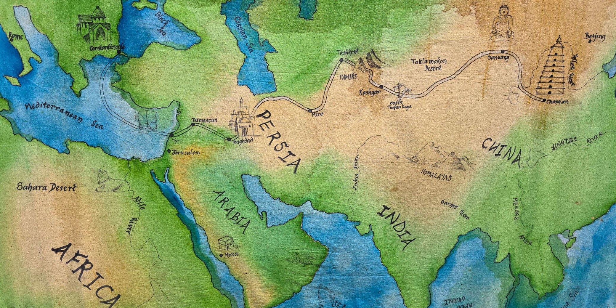 The Silk Road Lesson - History Skills