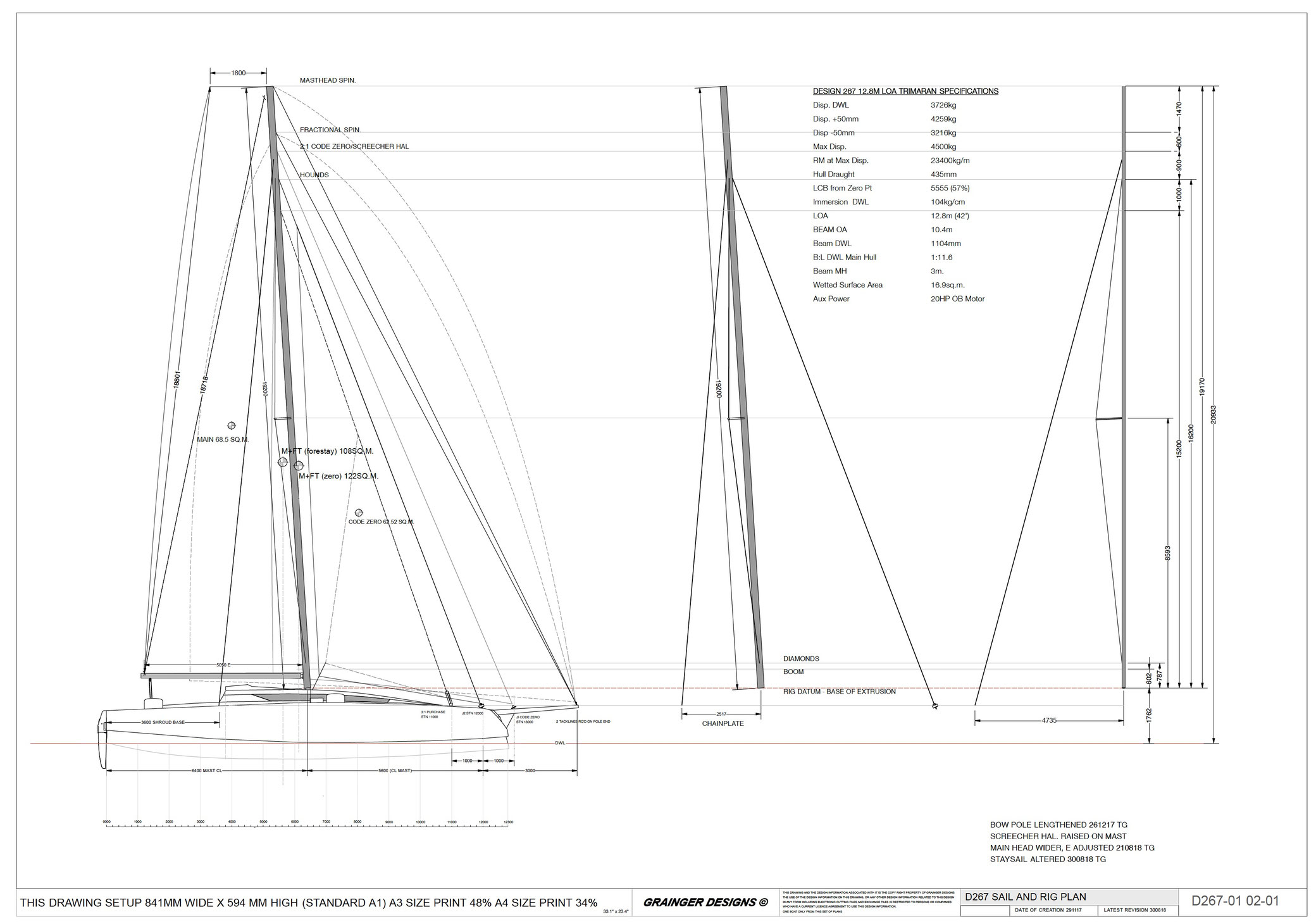 Sails, Rigs, Deck Equipment - Catamarans and Trimaran Designs by ...