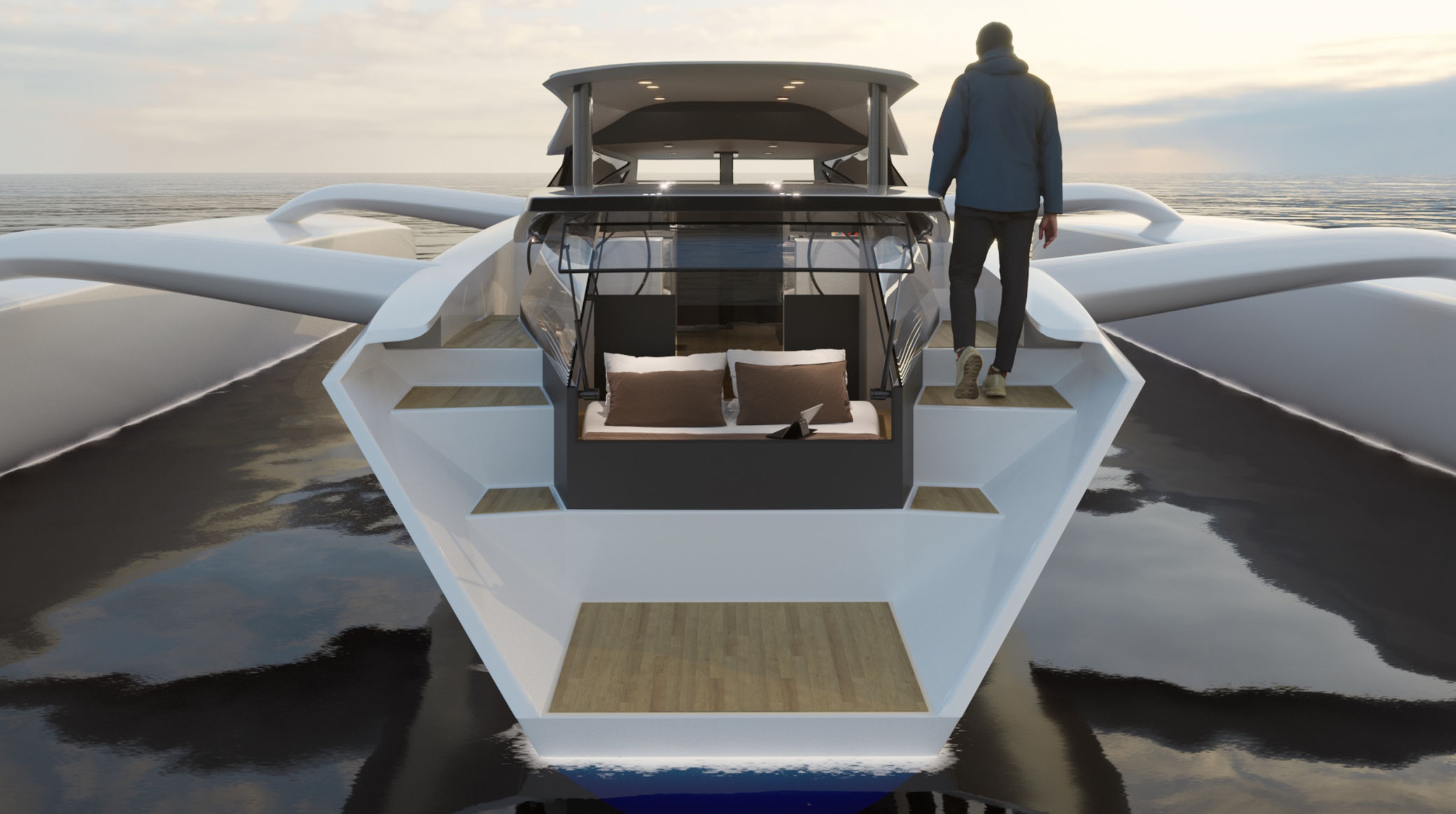 TR50 CUSTOM CRUISING TRIMARAN - Catamarans and Trimaran Designs by ...