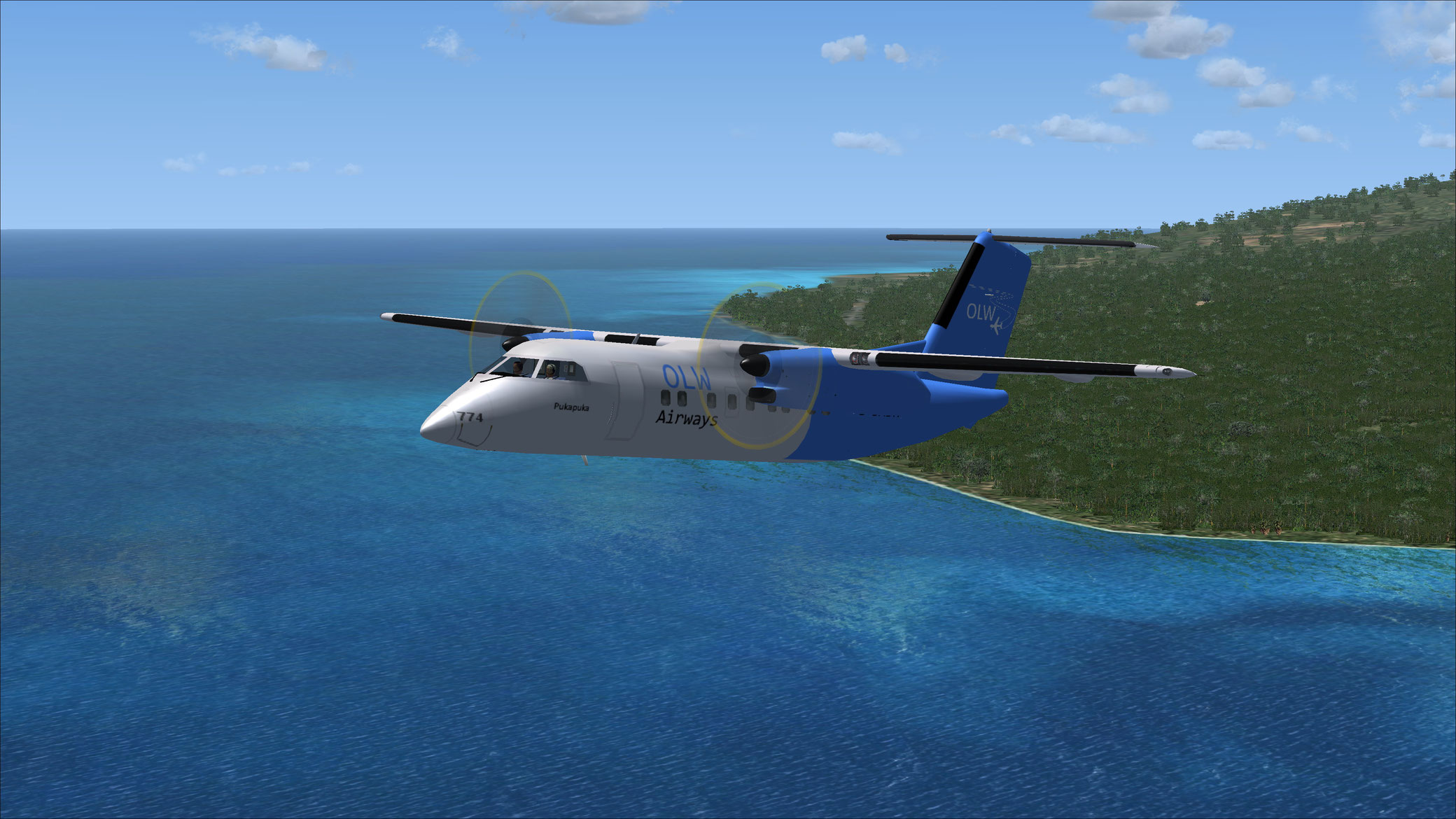 De Havilland DHC 8-200 - OLW Airways | Worldwide Service