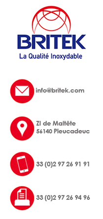 BRITEK - BRITEK Industrie Alimentaire - La qualité inoxydale
