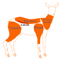 Rehfleisch - Jagdgesellschaft Wasserschloss