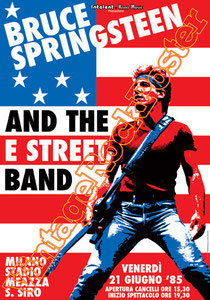 BRUCE SPRINGSTEEN - Benvenuti su vintagerockposter!
