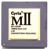 Cyrix 6x86(MX) & MII - CPU MUSEUM - MUSEUM OF MICROPROCESSORS & DIE ...