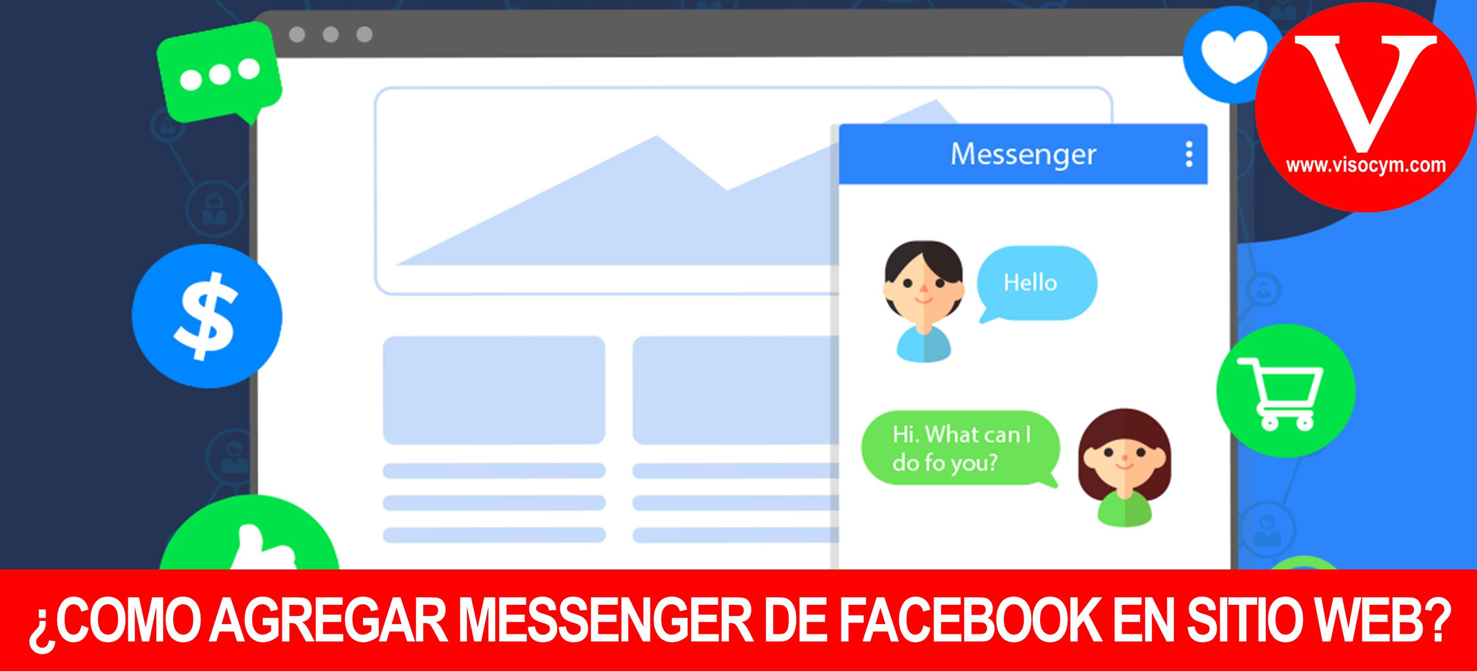 ¿Como insertar Chat de Messenger Facebook en mi Sitio Web? - VISOCyM