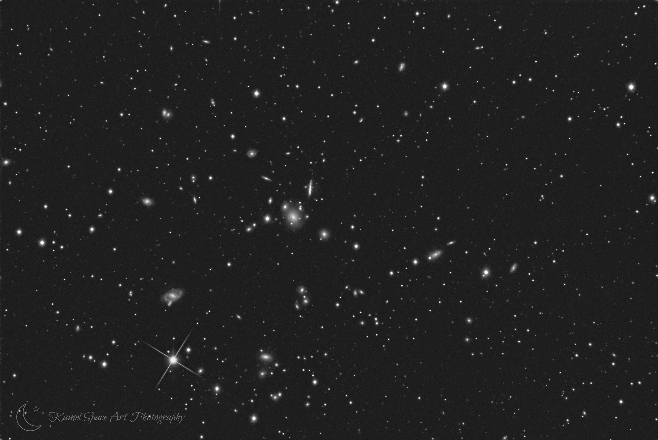 Amas galactique Abell 1367 - KameL_Space_Art_Photography