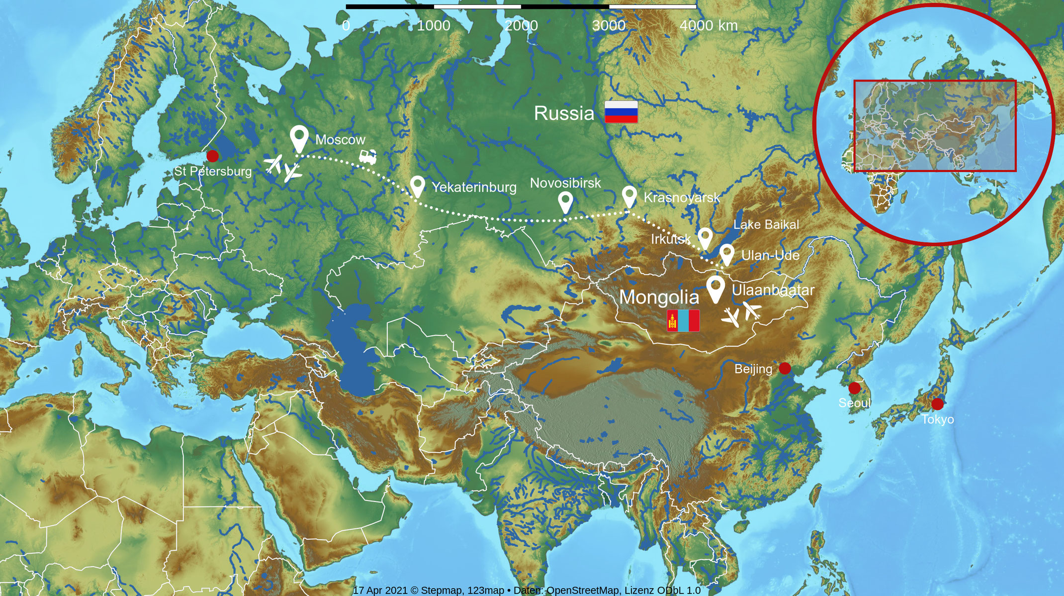 Grand Trans-Siberian Express - EURASIA Trains & Tours │Trans-Siberian ...