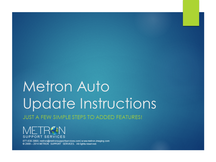 How-To Documents | Medical - Metron Support Services