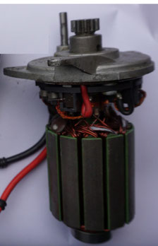 Elektromotor wickeln - Elektromotor von AQ Pluss Motoren