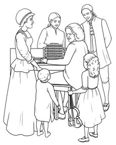 bach coloring page free