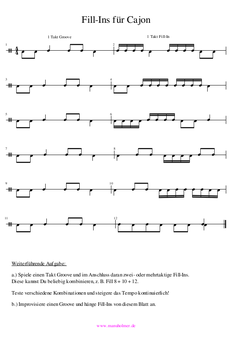 Cajon - Manu Holmer - Schlagzeug- und Wortspielerin