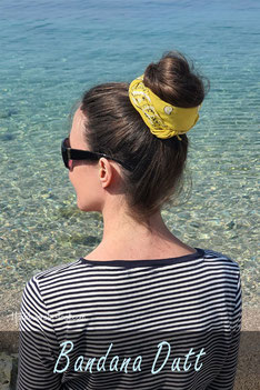 Dutt mit Scrunchie: Moderner Scrunchie Dutt mit Anleitung ...