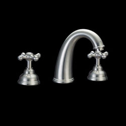 3 piece tapware (including ivory/gold, white/gold, brass gold, black ...