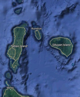 Tablas Island Map