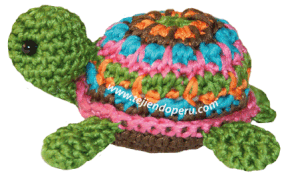 Tortuga pequeña - Tejiendo Perú