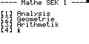 Mathe SEK I. - GTR INFO
