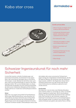 Kaba 8, kaba 20 und kaba star (cROSS) - die sicherheit und eine ...