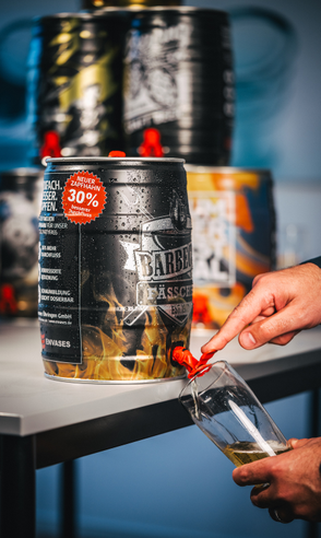 das 5-Liter-Partyfass von HUBER - Fass For Fun - Die Partyfass-Website