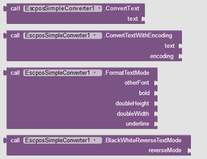 ESC/POS Simple Converter - App Inventor Daniel