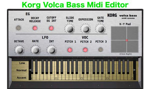 Korg MonoLogue Midi Editor- Controller -VST / Standalone- - Korg MonoLogue Midi Editor ...