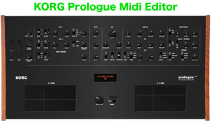 Korg MonoLogue Midi Editor- Controller -VST / Standalone- - Korg MonoLogue Midi Editor ...