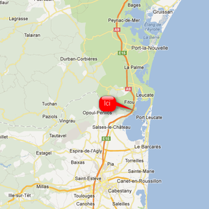 Situation - Port Fitou : location de vacances