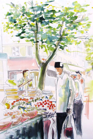 Marseille, les Marchés de Provence - jean-pierre QUIRIN /artiste ...
