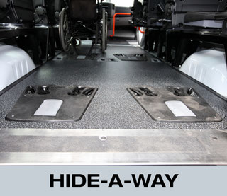 Occupant & wheelchair restraint system - AMF-Bruns of America