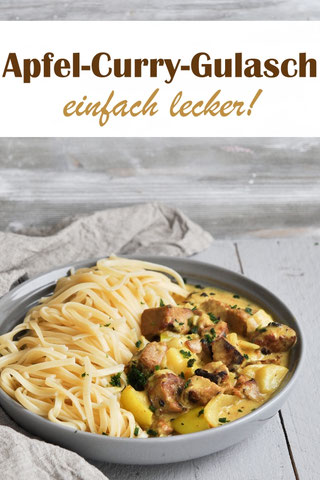 Apfel-Curry-Gulasch. Yummy! - mix dich glücklich (Thermomix-Rezepte)