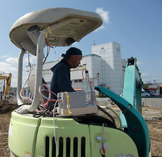 フォークリフト用ミストクーラー (EC-V-04S)：フォークリフトの暑さ対策 - ETG Japan 株式会社