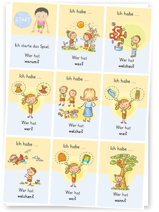 Ich habe Wer hat Spiel für DaZ | Deutsch - audon :: Material zur ...