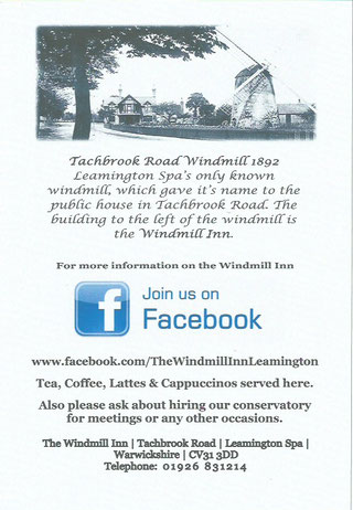 Main Menu - The Windmill Inn