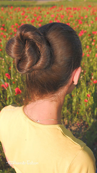 Wie mache ich einen Dutt? Einfach, schnell, für Anfänger erklärt ...